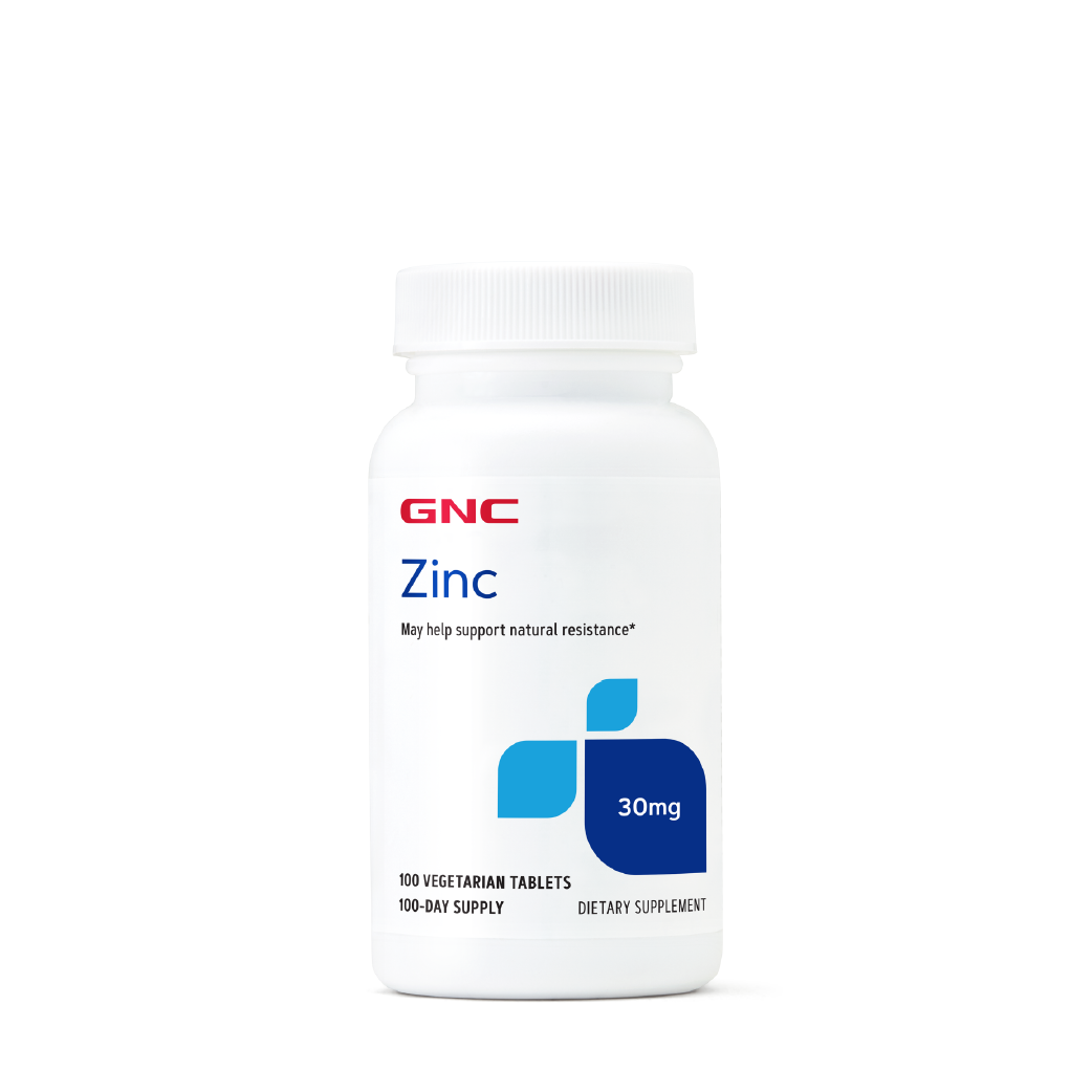 GNC Zinc 30mg (100 Tabletas) – GNC